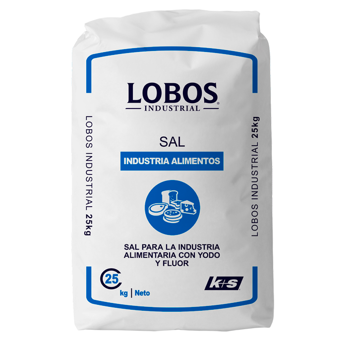 Sal Lobos Industrial con yodo y flúor 25kg - SPL Perú